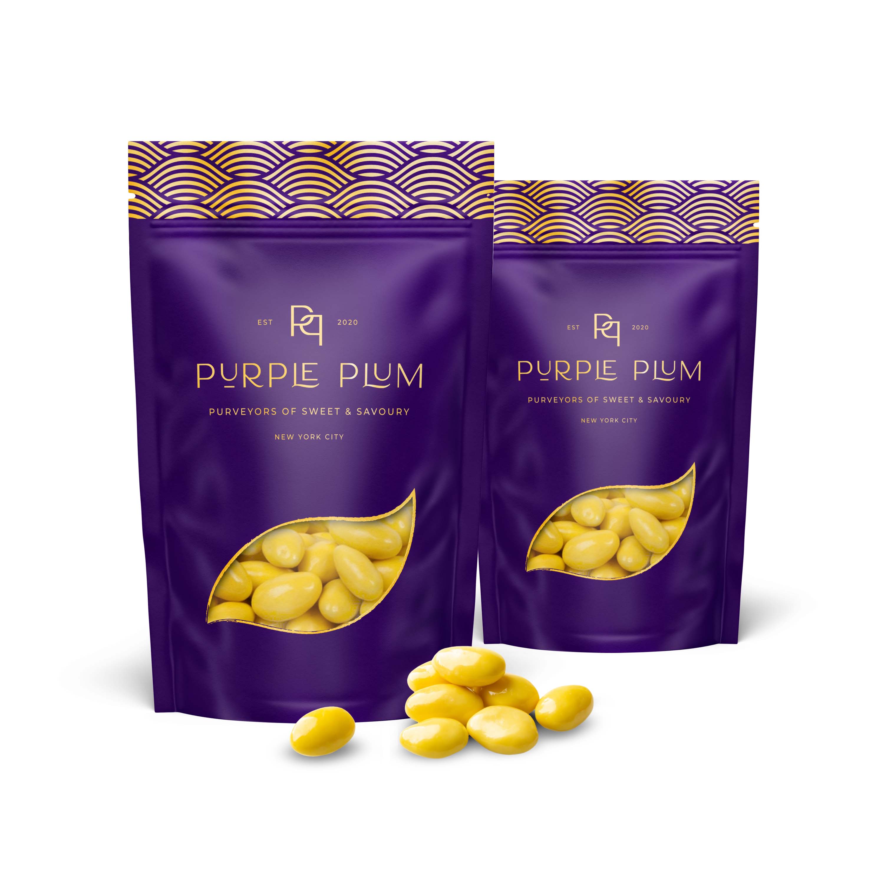 Lemon Creme Almonds - Roasted Almonds & Zesty Lemon Cream – Purple Plum NY