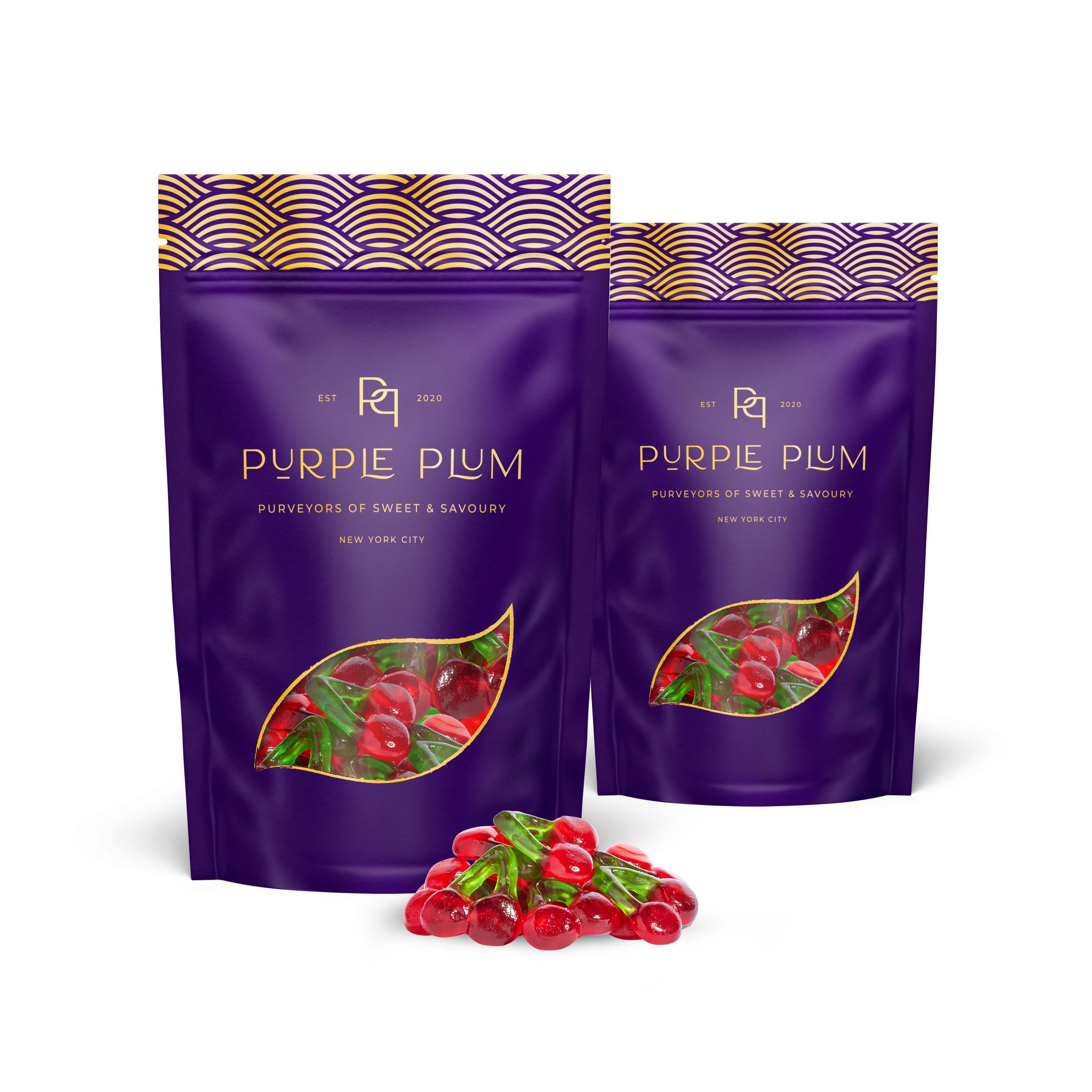 Lucky Cherries Gummies 2 Pack Gift Set – Purple Plum NY