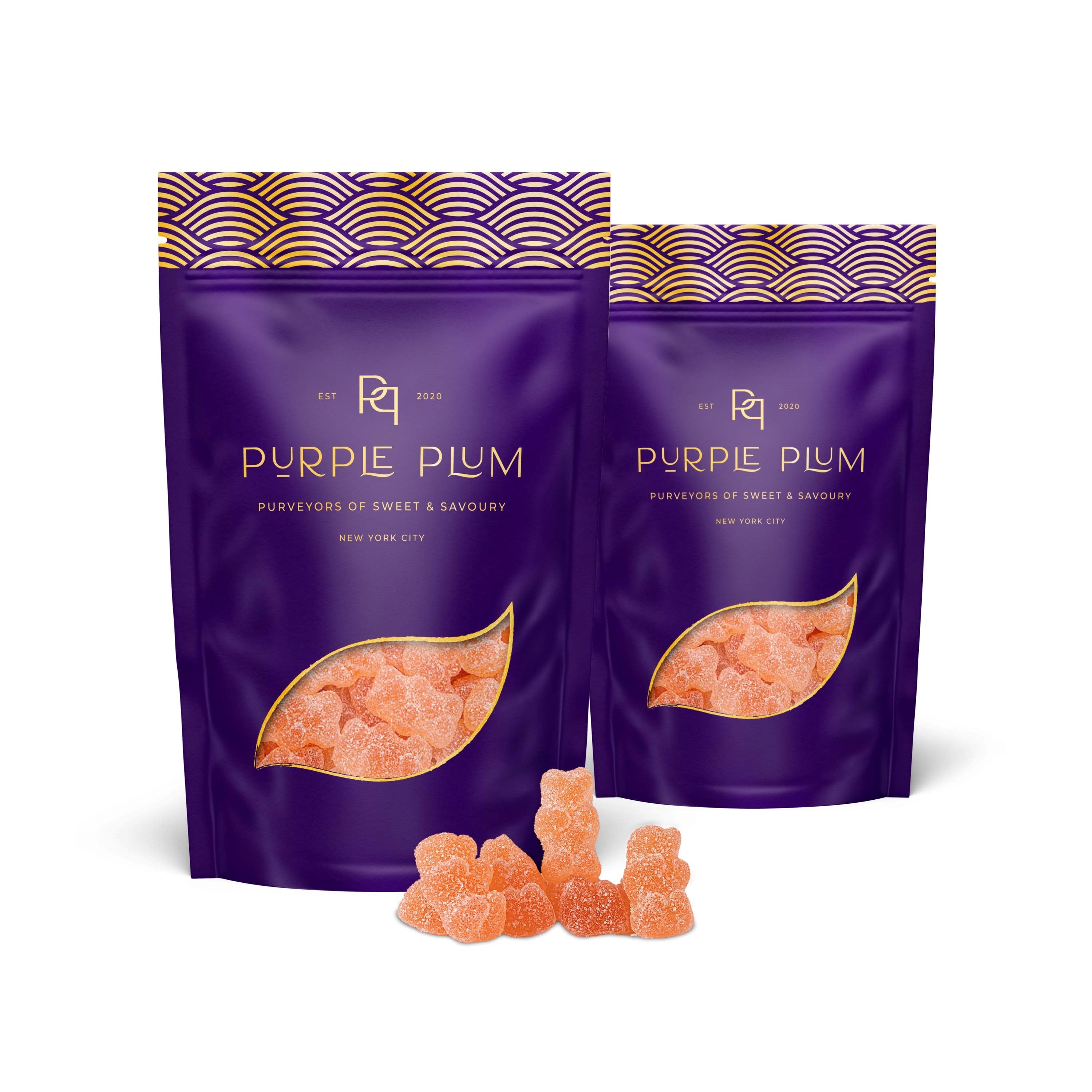 Sanded Champagne Gummies 2 Pack Gift Set – Purple Plum NY