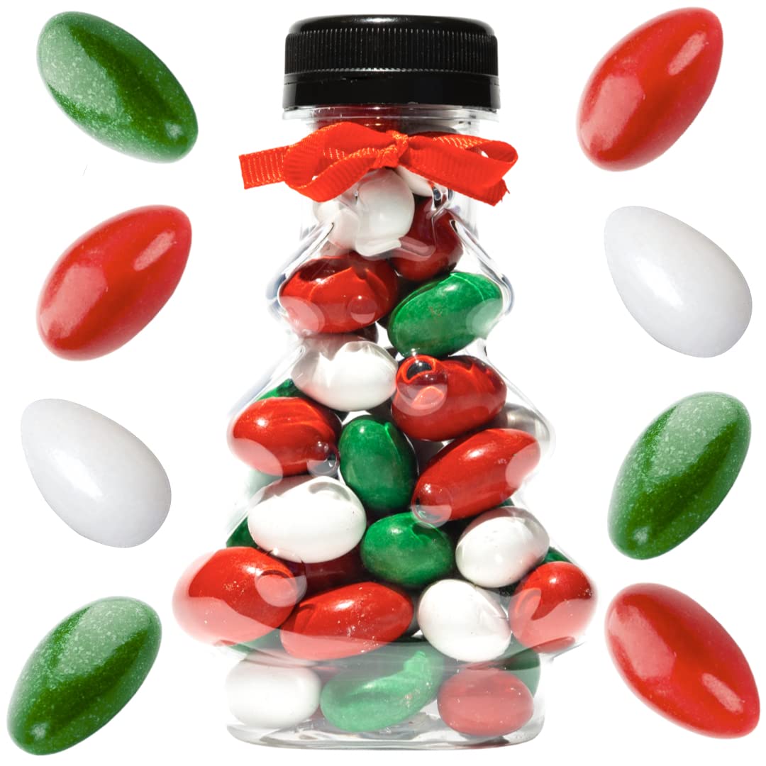 Mini Christmas Tree Stocking Stuffer with Chocolate Almonds Set of 2 ...